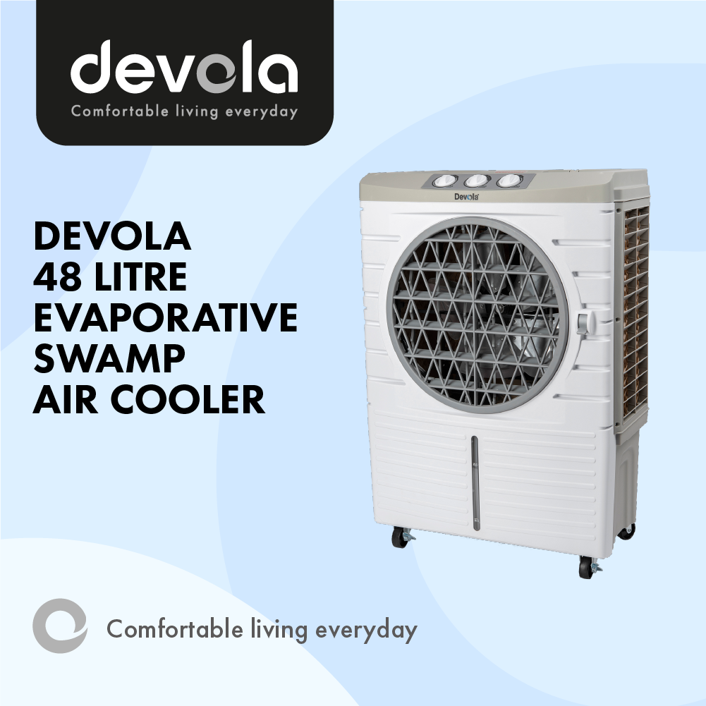 Devola Evaporative Air Cooler DVCL48P – Devola.co.uk