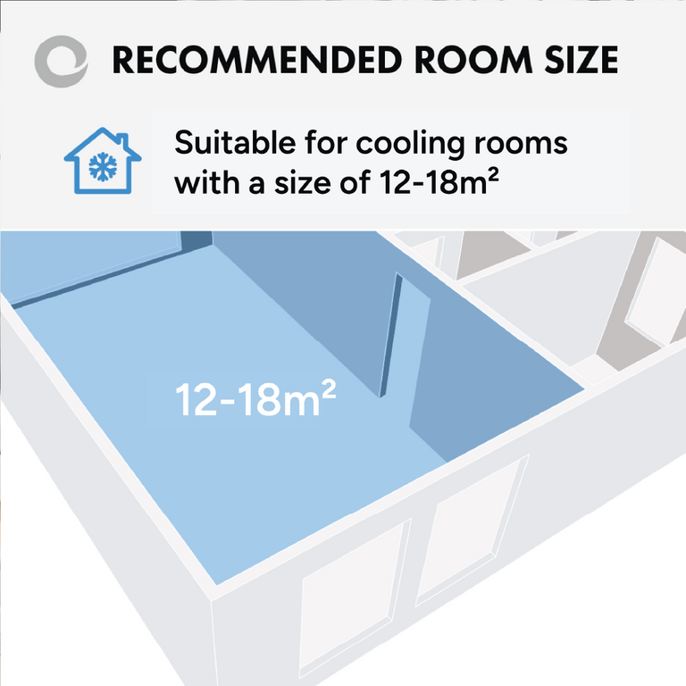 Devola Compact Portable Air Conditioner with Wi-Fi and 2x Window kits