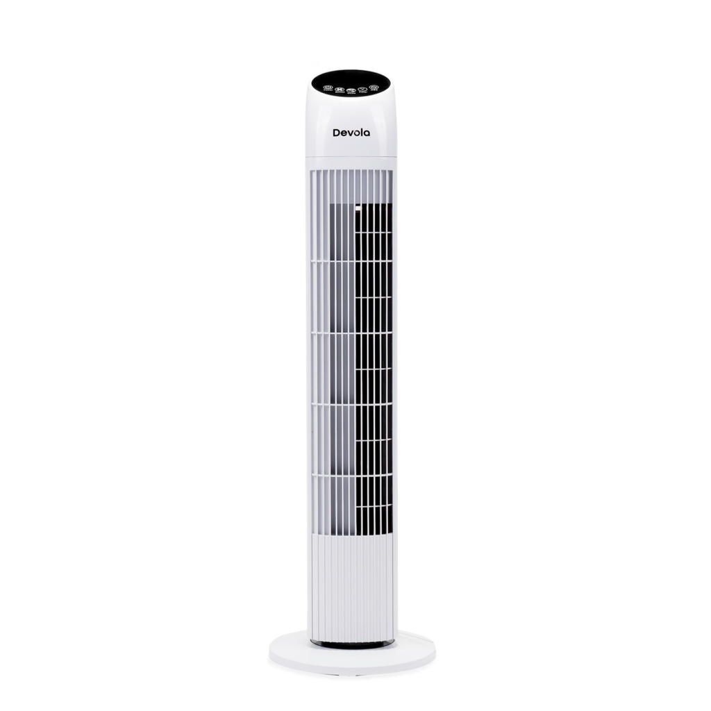 Devola Tower Fan White - DV33TFWH – Devola.co.uk