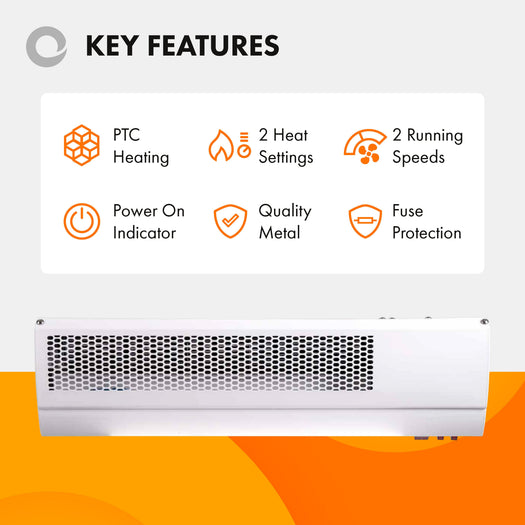 Devola 3kW Air Curtain - DVSH3000WH – Devola.co.uk